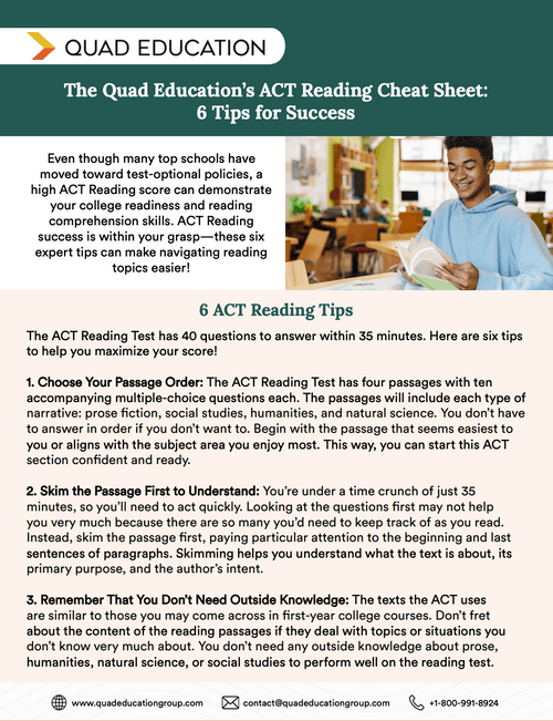 Cheat Sheets | Quad Education